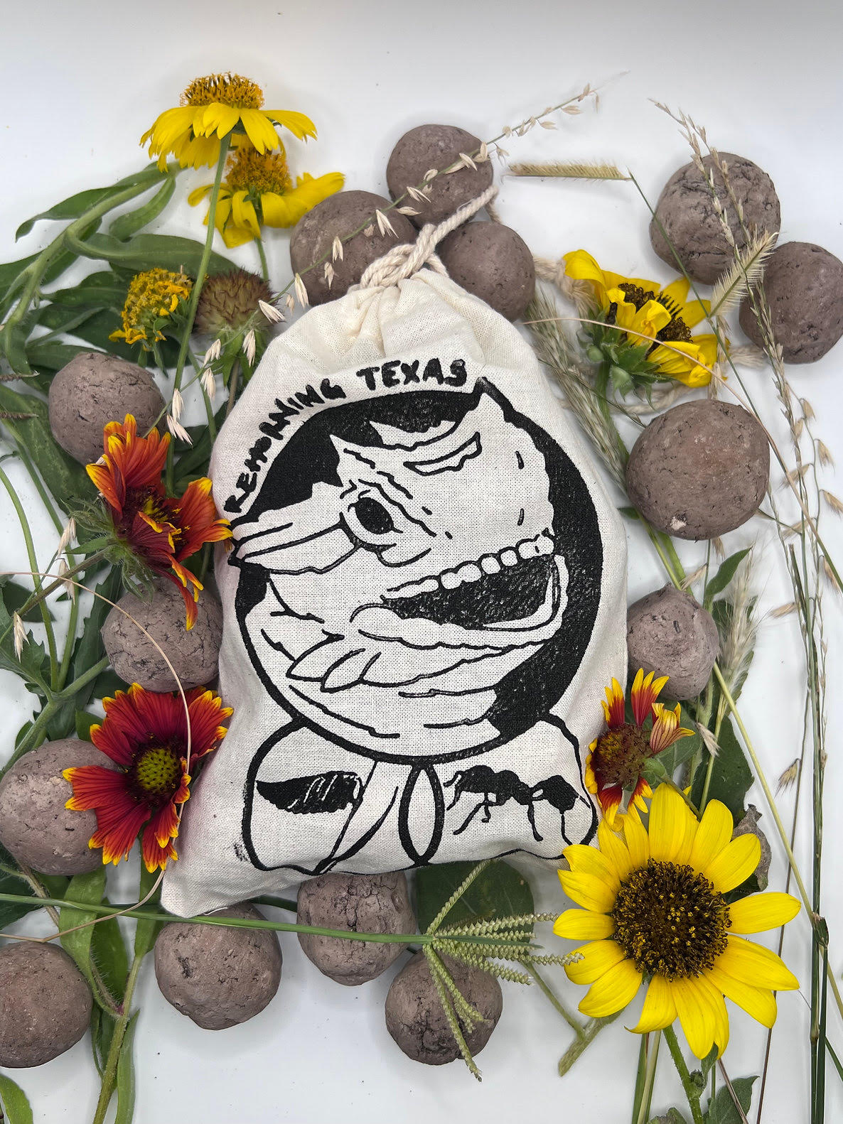(AZ, CO, KS, NM, OK, TX) Horned Lizard Habitat Seed Bombs – 1 lb Bag ...